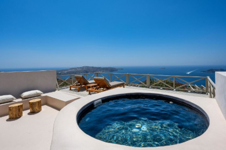 Santo Blue Santorini Caldera View Luxury Houses - Santorin