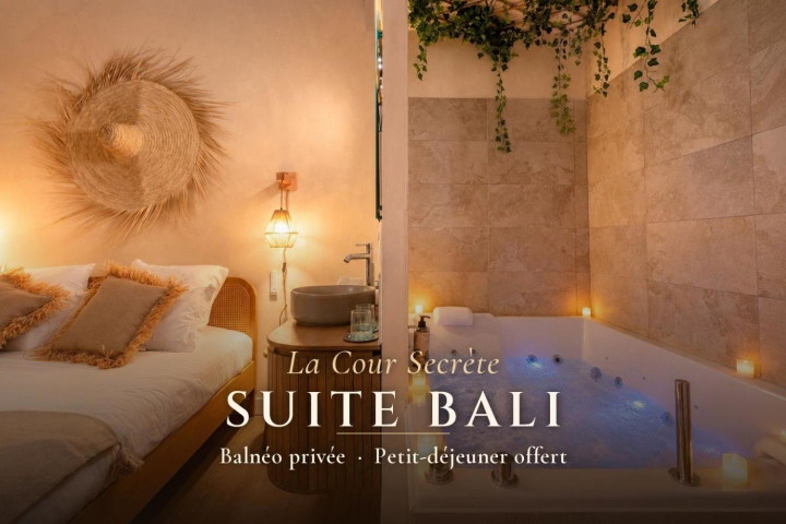 La Cour Secrète - Suite Bali - Balnéo Privée - Escapade Romantique à Carpentras - Carpentras