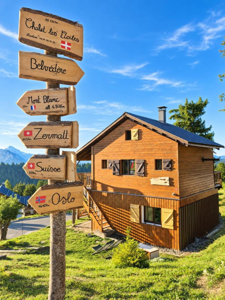 Chalet Les éToiles Vue Mont Blanc - Savoie