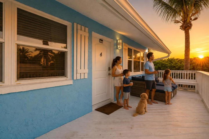 Top Floor Surf Views - 2 Bd - Walk To Ocean - Fort Pierce, FL