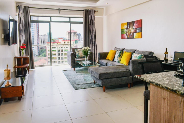 Silverstone Apartment Deluxe 1 Bedroom With A View , Gym & Pool - Kilimani - Nairobi