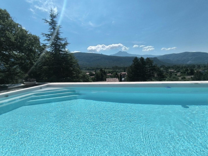 Ecrin Du Brusquet - Villa Moderne Avec Piscine Et Vue Sur Les Montagnes - Digne