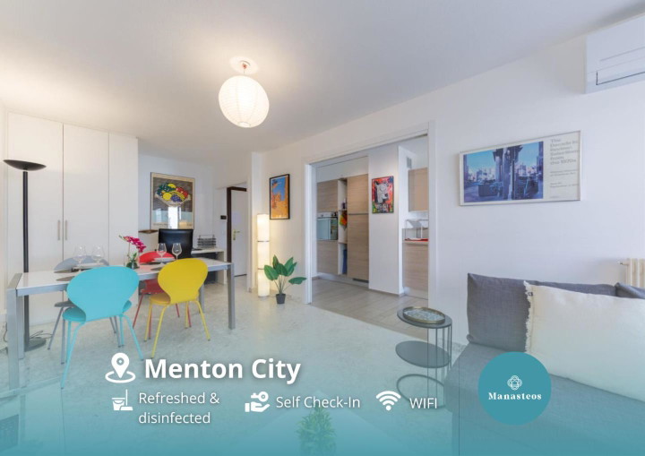 Menton City - Proche Plage Et Jardin Bioves - Fv - Menton