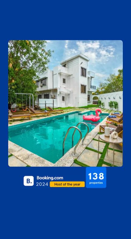 Ekostay - Amanta Villas- 15bhk & 21bhk With Complimentary Dj For 21bhk I 2 Pools I 2 Turfs - Karjat