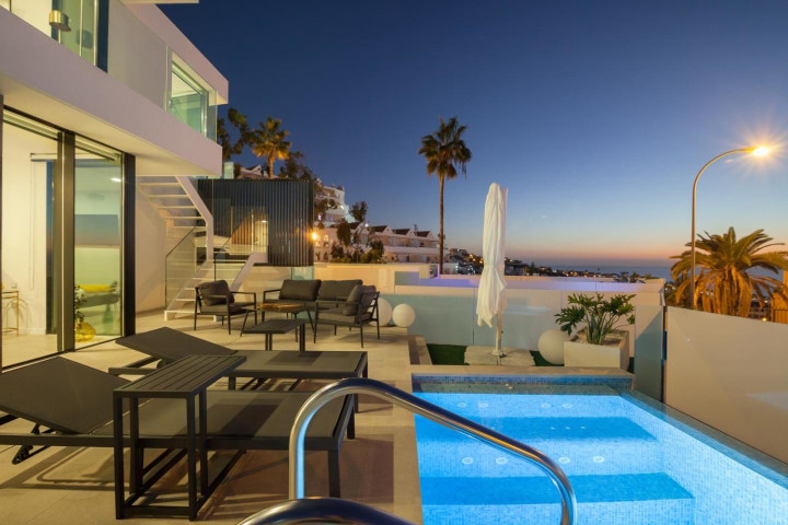 Villa A With Priv, Heated Pool, Ocean View The View Tenerife - Costa Adeje