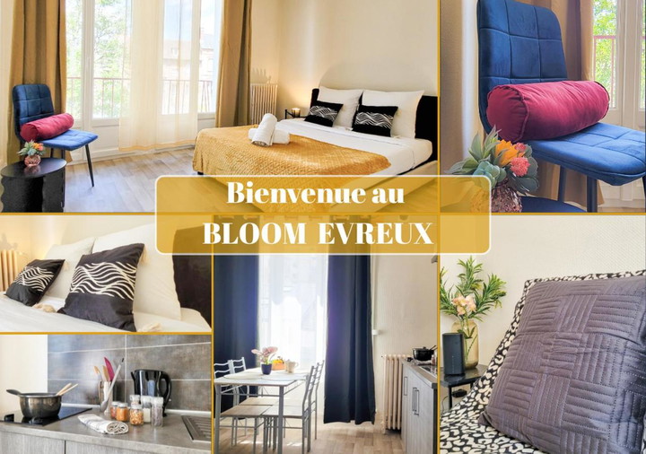 Le Bloom - Lumière & Douceur - Gare & Centre-ville - Évreux