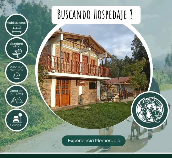 Cabaña Campestre - Ciudad Memoria - Santander, Colombia