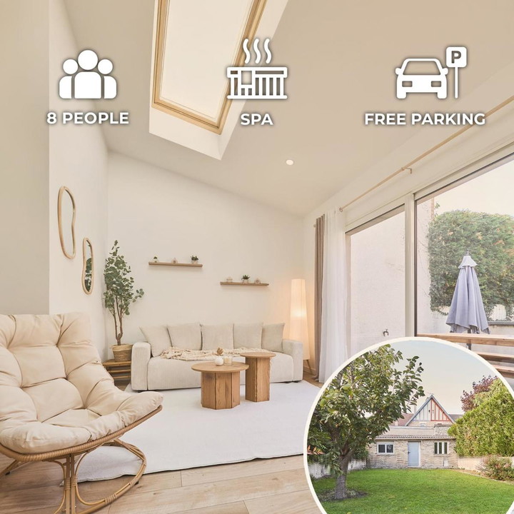 Le Cliquot - Maison - Spa - Jardin - Parking Gratuit - Reims
