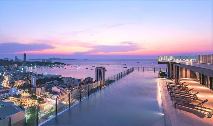 The Base Central Sunset Stay With Infinity Pool - Jomtien