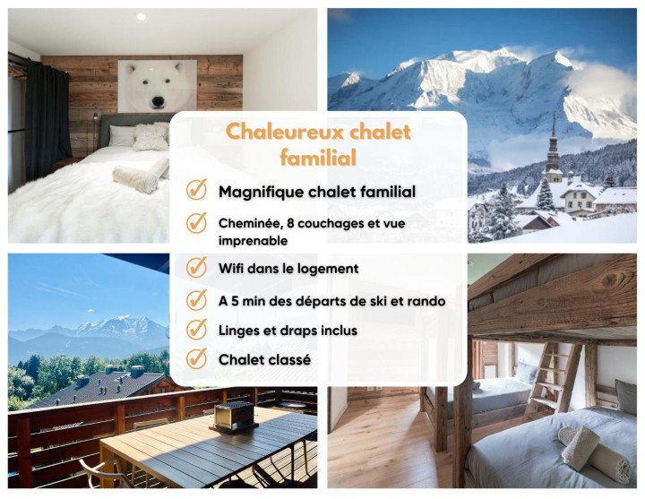 Chaleureux Chalet Familial - Vue éPoustouflante - Les Contamines-Montjoie