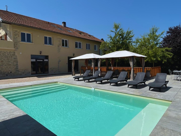 Gîte 5 Chambres Piscine Vue Montagne - Ambérieu-en-Bugey