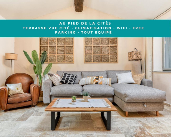Au Pied De La Cité - Terrasse - Climatisation - Wifi - Carcasona