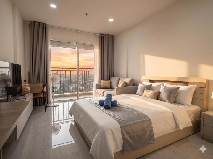 Luxumiere Apartment With Resort Pool - Elite Gym - 호찌민시