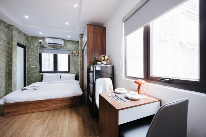 Boho Văn Miếu - Cozy Studio With Lift, Netflix, Washer Anđ Dryer - Hanoi