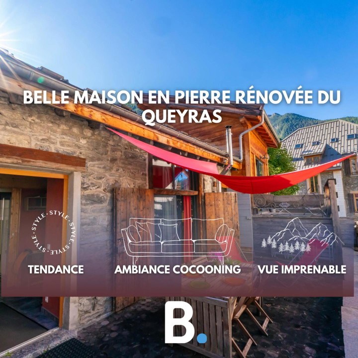Charmante Maison En Pierre Du Queyras - Espace Et Luminosité - Saint-Véran