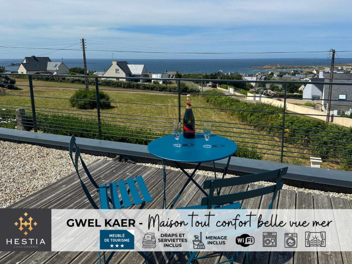 Gwel Kaer - Maison Tout Confort Petite Vue Mer - Plouarzel