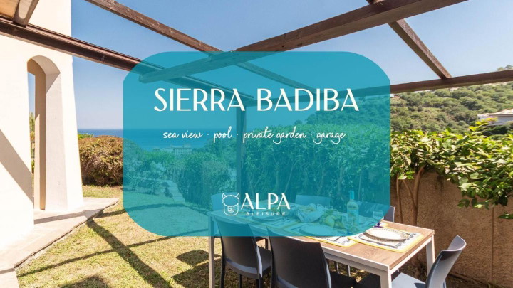 "Sierra Badiba" Vista Mare Con Piscina E Garage - Noli
