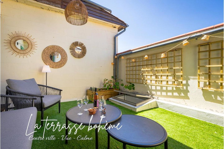 La Terrasse Bohème I T3 Climatisé, Centre-ville - Montauban