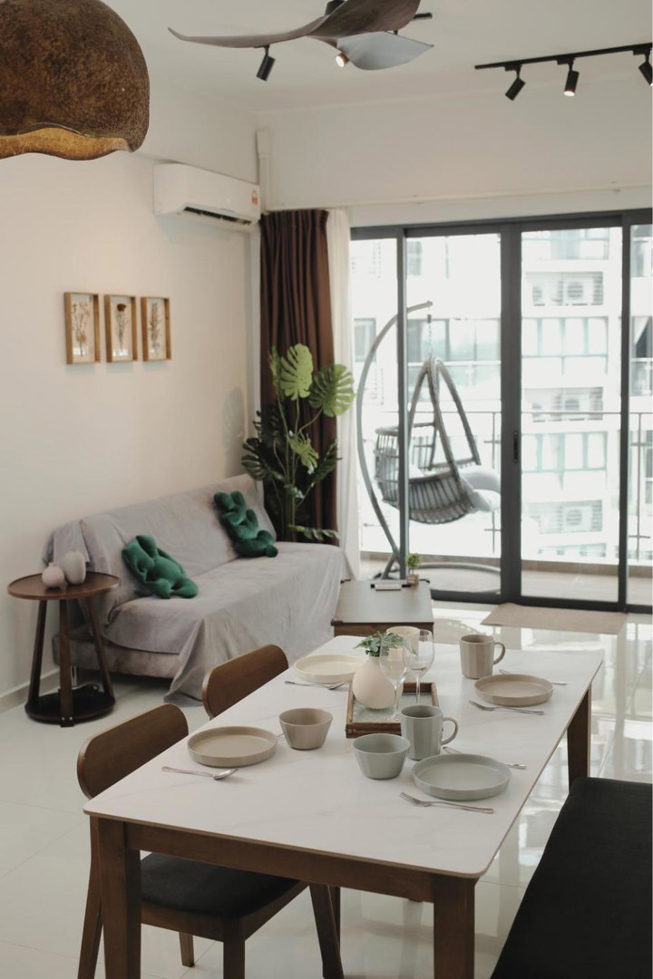 Danga Bay Timber Lounge 2br With Dryer - Johor Bahru
