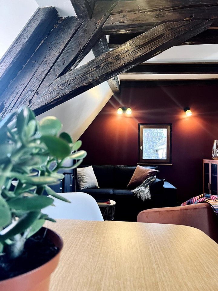 T2 Cosy Charme Alsacien Poutres Apparentes Au Centre De Barr - Dambach-la-ville