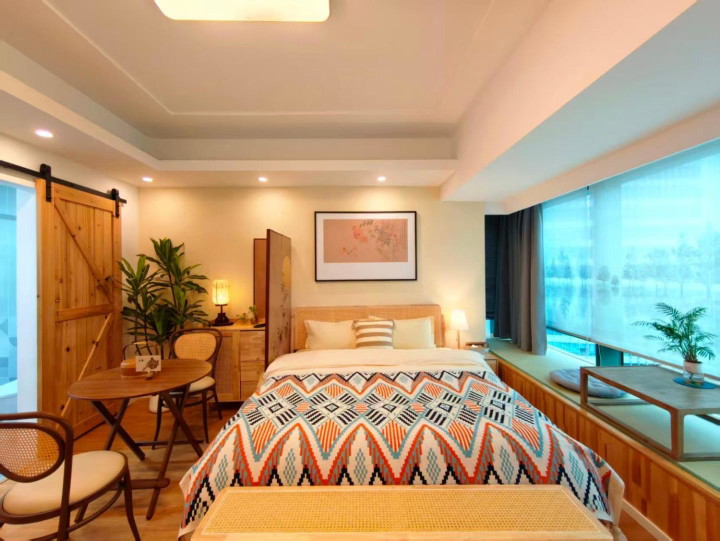 Shanghai Cosmo World Union Service Apt, Near Jingan Temple Metro Line 2 ,7,14, In-unit Washer And Dryer - Shanghai