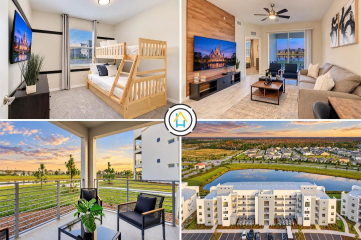 Homely Lakeview 3br Condo With Waterpark - Orlando