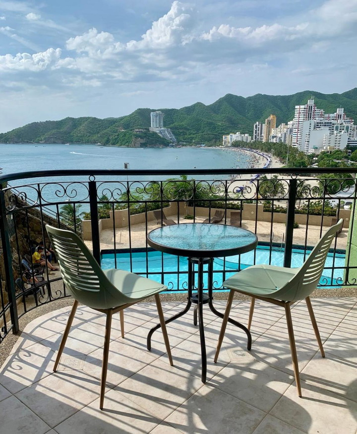 Espectacular Vista A La Playa El Rodadero - Colombia