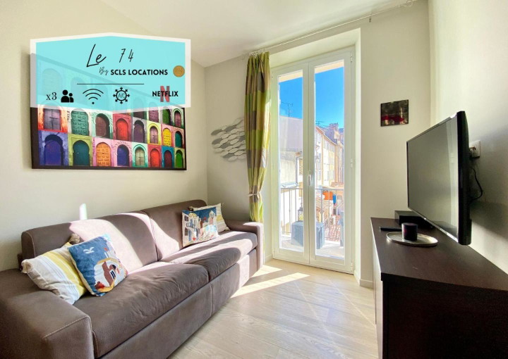 Le 74 Scls - Rue D'antibes, Clim, Wifi - Grasse