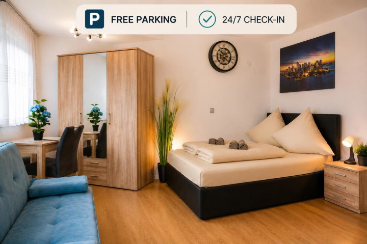 Ruhige Wohnung Im . Private Parkplatz ,Balkon ,Netflix - Stein