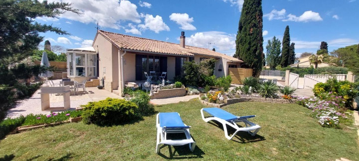 La Maison De Georges - Climatisée -Terrain Et Vue Etang - Marseillan