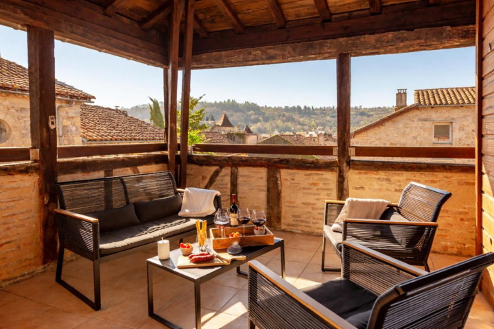 Le Soleilho Del Roy, Vue Exceptionnelle, Terrasse, Clim, Coeur De Figeac, 6 Pers - Figeac