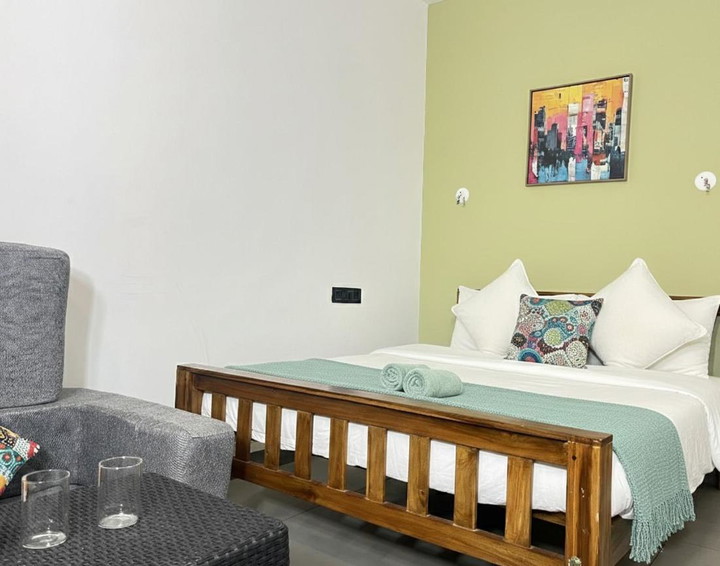 Var - Blue Haus 2- Ac 1 Room, 8 Min Walk Beach - Varkala