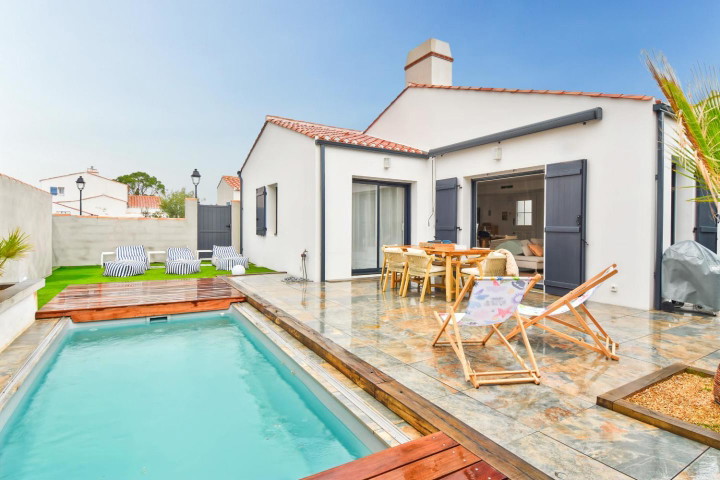 Piscine Chauffée - Maison 6 Adultes 2 Enfants - Noirmoutier-en-l'Île