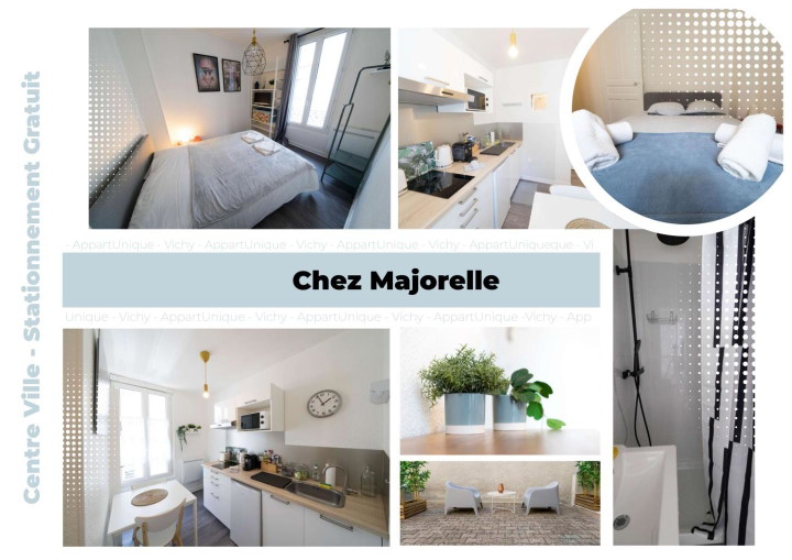 Appartunique - Chez Majorelle - Arrière-cour & Très Calme - Vichy
