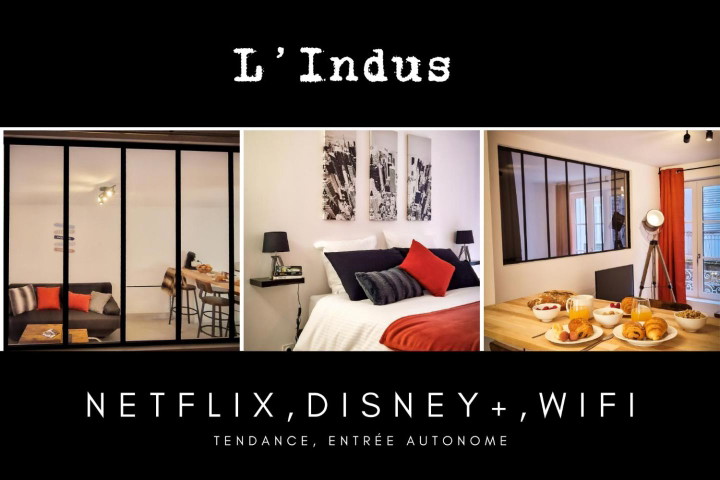 L'indus 3 éToiles Wifi, Netflix, Disney, Coeur De Bastide - Aveyron