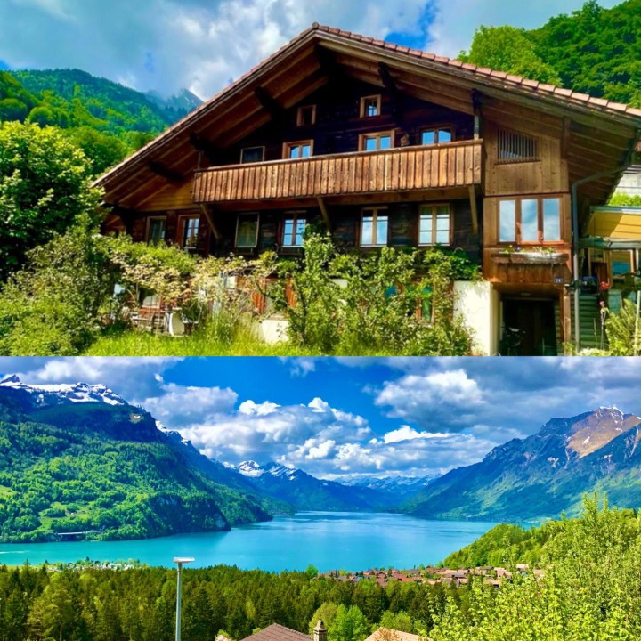Charmant Chalet Mit See Und Bergsicht - Brienz