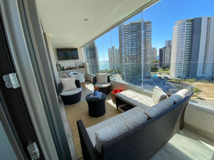 Hermoso Y Comodo Departamento Con Vista Al Mar, Costas De Montemar - Concón
