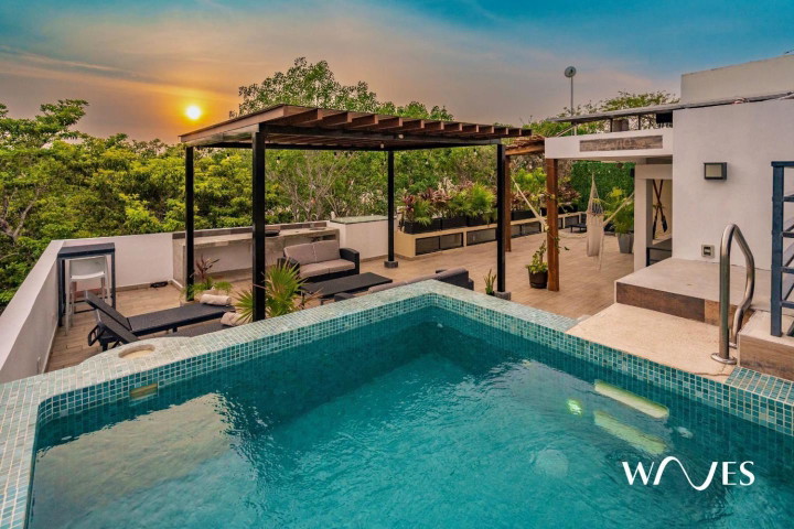 Great Located Spacious 2 Br Apartment With Amazing Terrace By Waves Management - Tulum