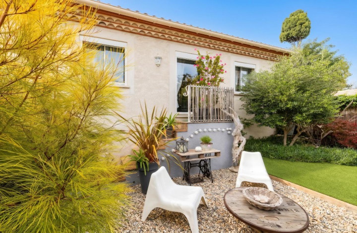 Maison Charmante à Poussan Avec Jardin Privé - Sète
