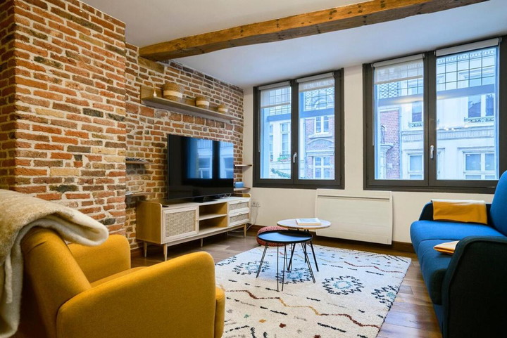 Duplex Rue Royale, Rooftop, Balnéo Spa - Lambersart