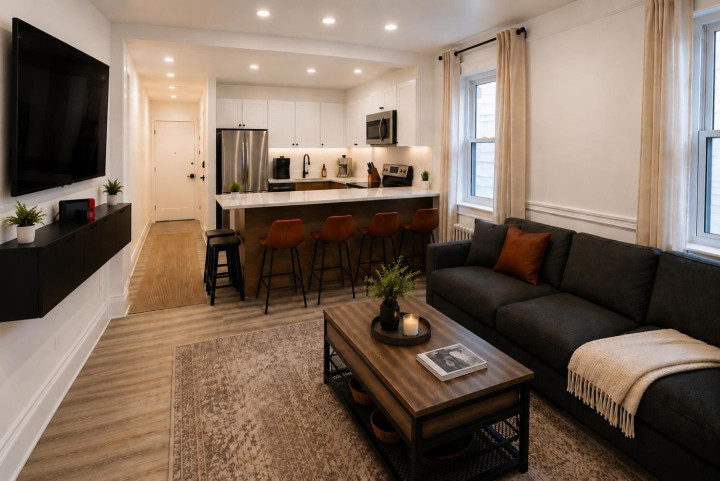 Luxury Family Apartment Sleeps 11 Manhattan Views 20 Min To Times Square - West New York, NJ
