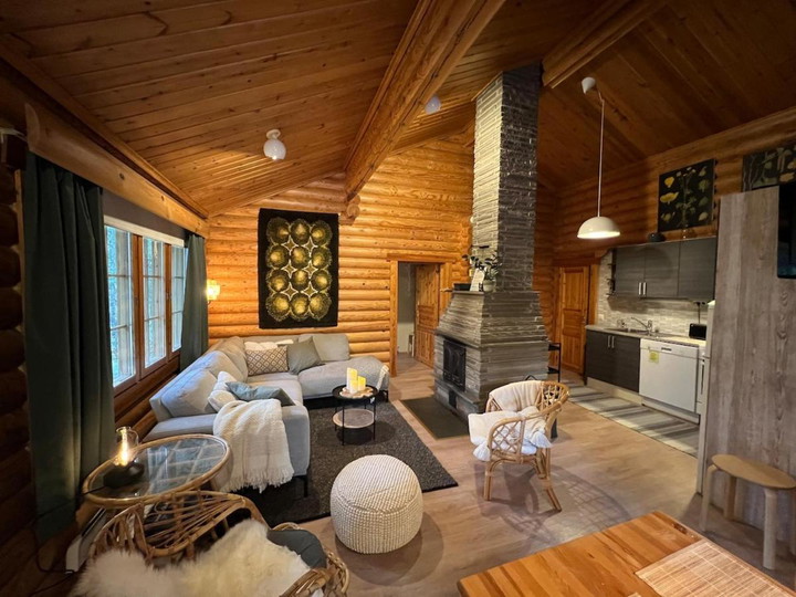 Charming Log Chalet, Ylläs, Wifi, 400m To Restaurants - Finland