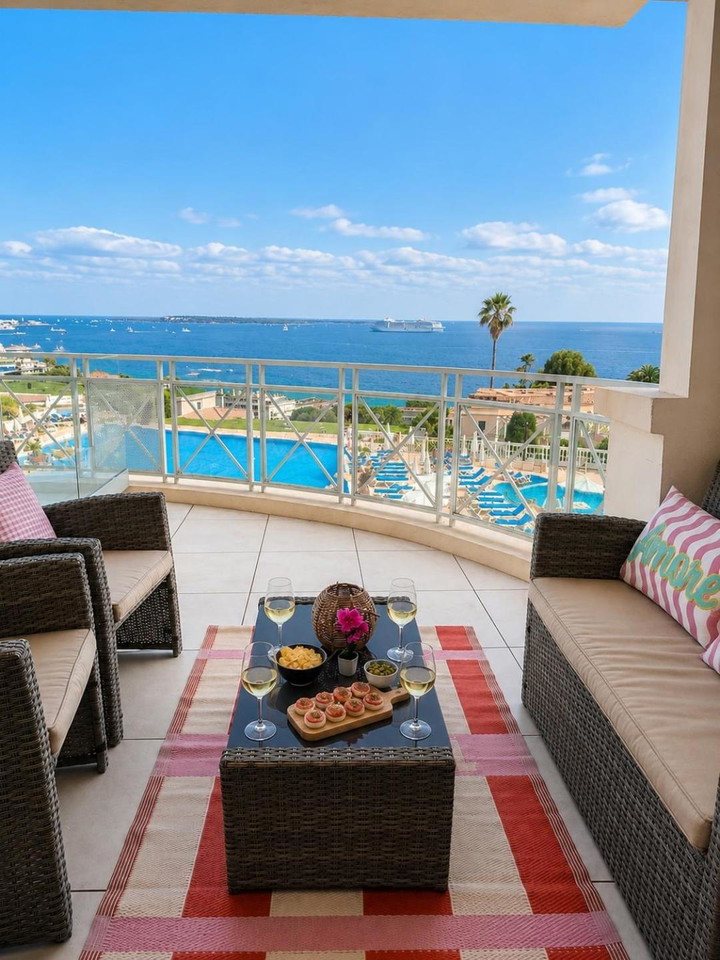 Blue View - Terrace With Sea View, Pool, Air Conditioning - Le Cannet