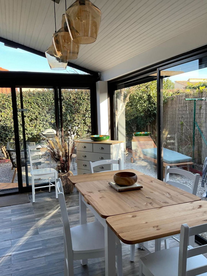 Location Maison Sainte Marie La Mer Plage 200m Clim 2 Chambres Avec Salle De Bain Parking Privé - Sainte-Marie-la-Mer