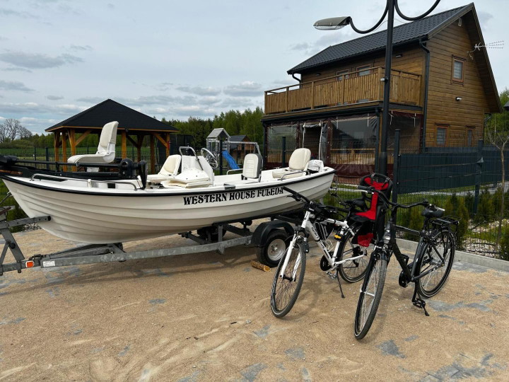 Domek Wester House Fuleda Z Sauną Jacuzzi I Kominkiem - Giżycko