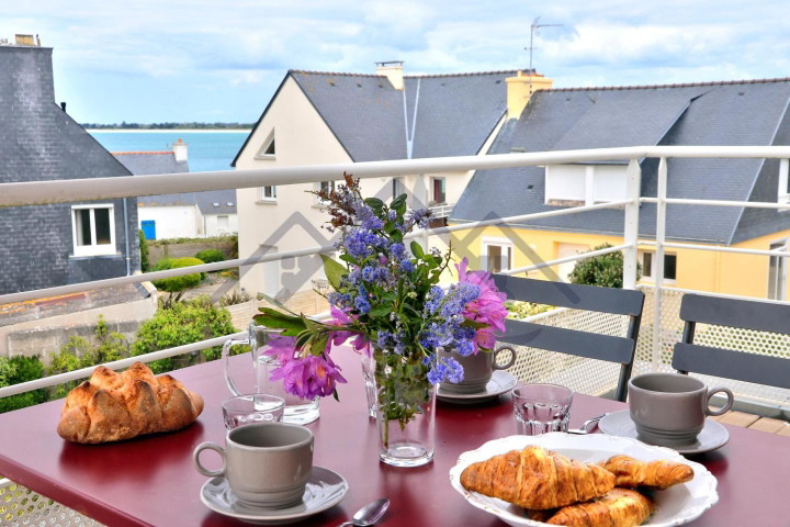 Localise - D80 - La Villa Blanche - Côté Plage - 2ème éTage - Wifi Inclus - Draps Inclus - Animaux Bienvenus - Bretagne