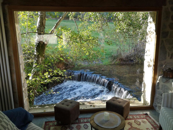La Chapelle Moulin Traversée Par L'eau Jacuzzi Piscine Classé 5 éToiles - Annonay