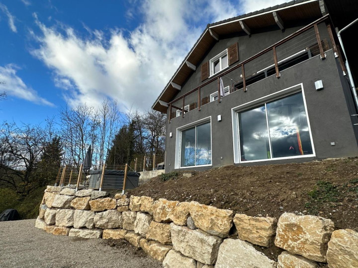 River Villa With Amazing View + Jacuzzi, Garden, Forest Access - Annemasse