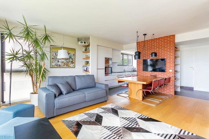 Comfortion Mirage - Appartement De Luxe Avec Vue Sur La Tour Eiffel Et Paris - Clamart