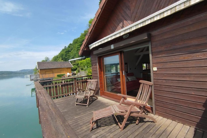 Rare Petit Chalet Sur Le Lac Barque à Rames Clim - Savoie, Fransa